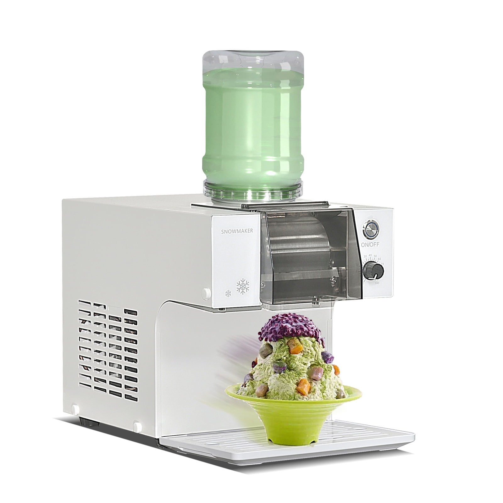 Kolice Automatic Electric Shaved Ice Machine, Ice Crush Machine ...