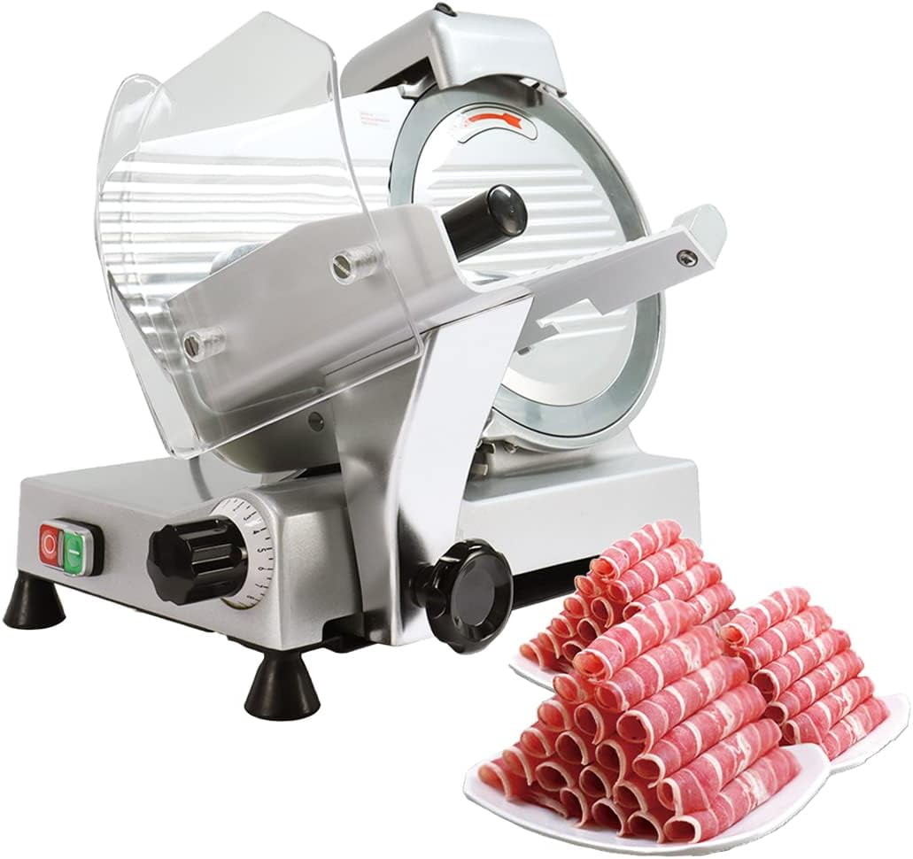 Kolice Commercial 8'' Blade Electric Semi-Automatic Meat Slicer-210W ...