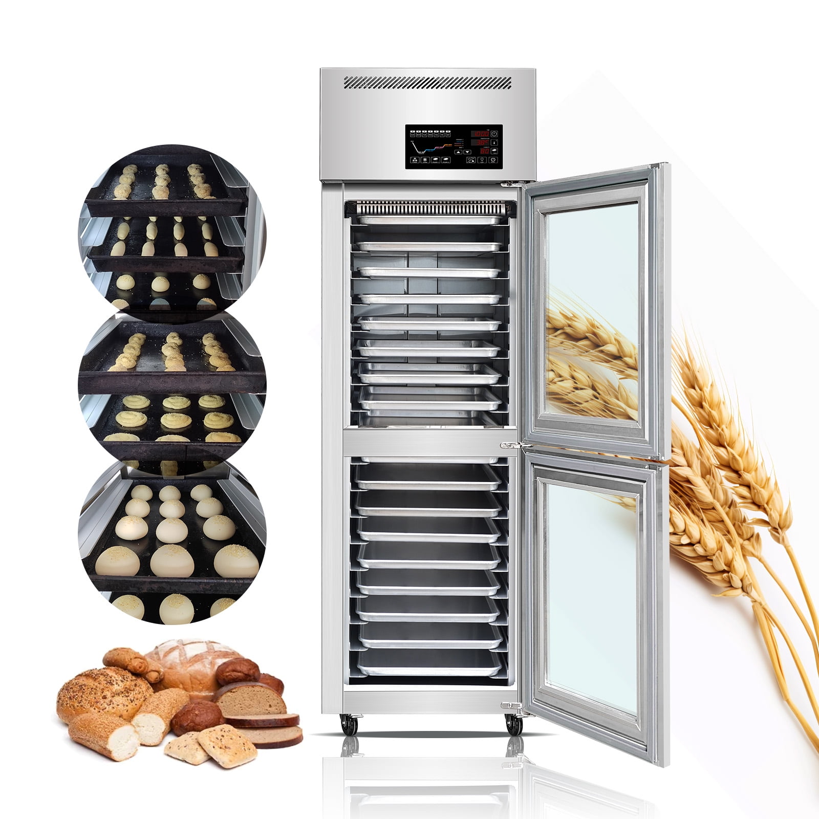 Kolice Commercial Automatic 18 Trays Bread/Dough Proofer Machine Baking ...