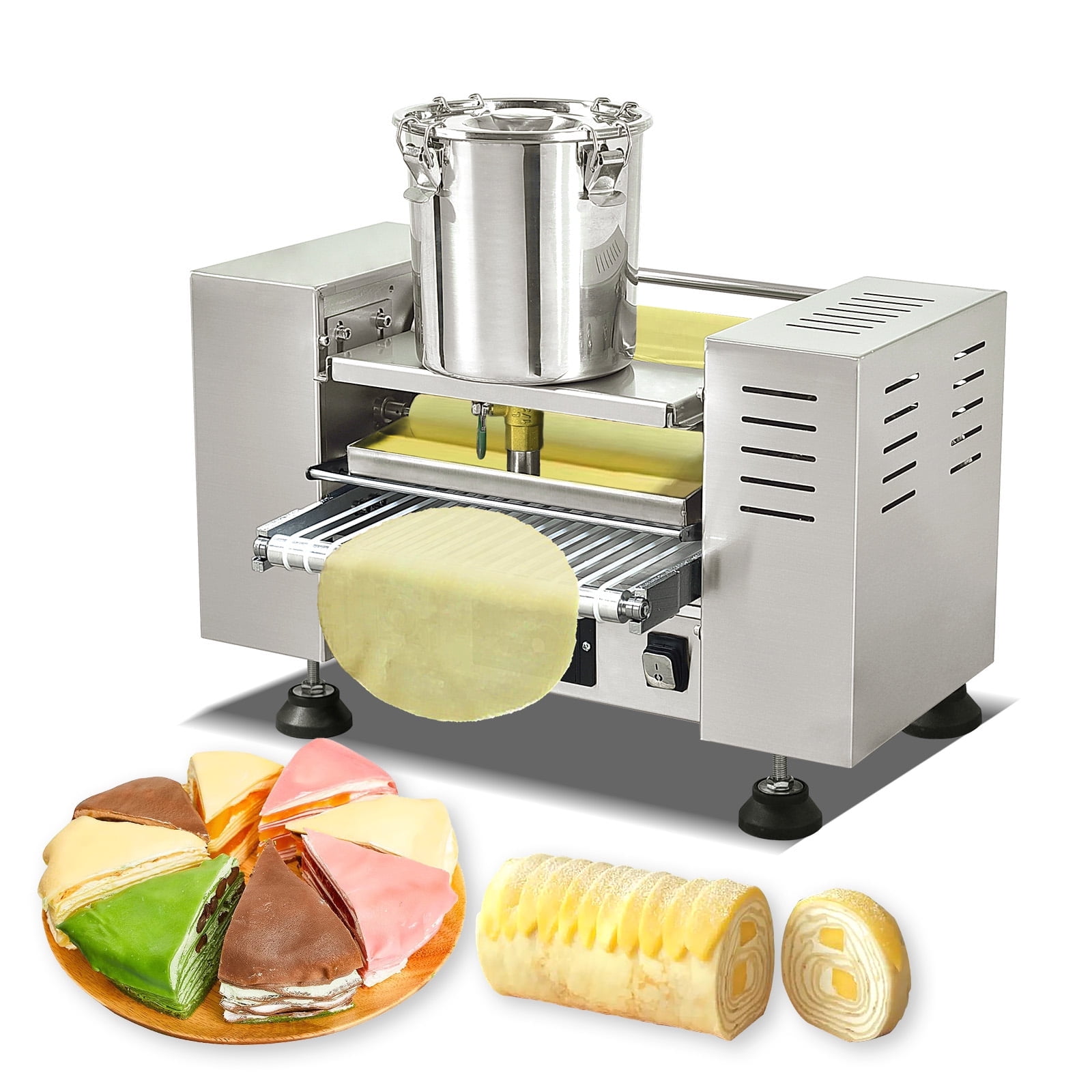 Kolice Commercial Automatic 6 inches Mille Crepe Cake Making Machine ...