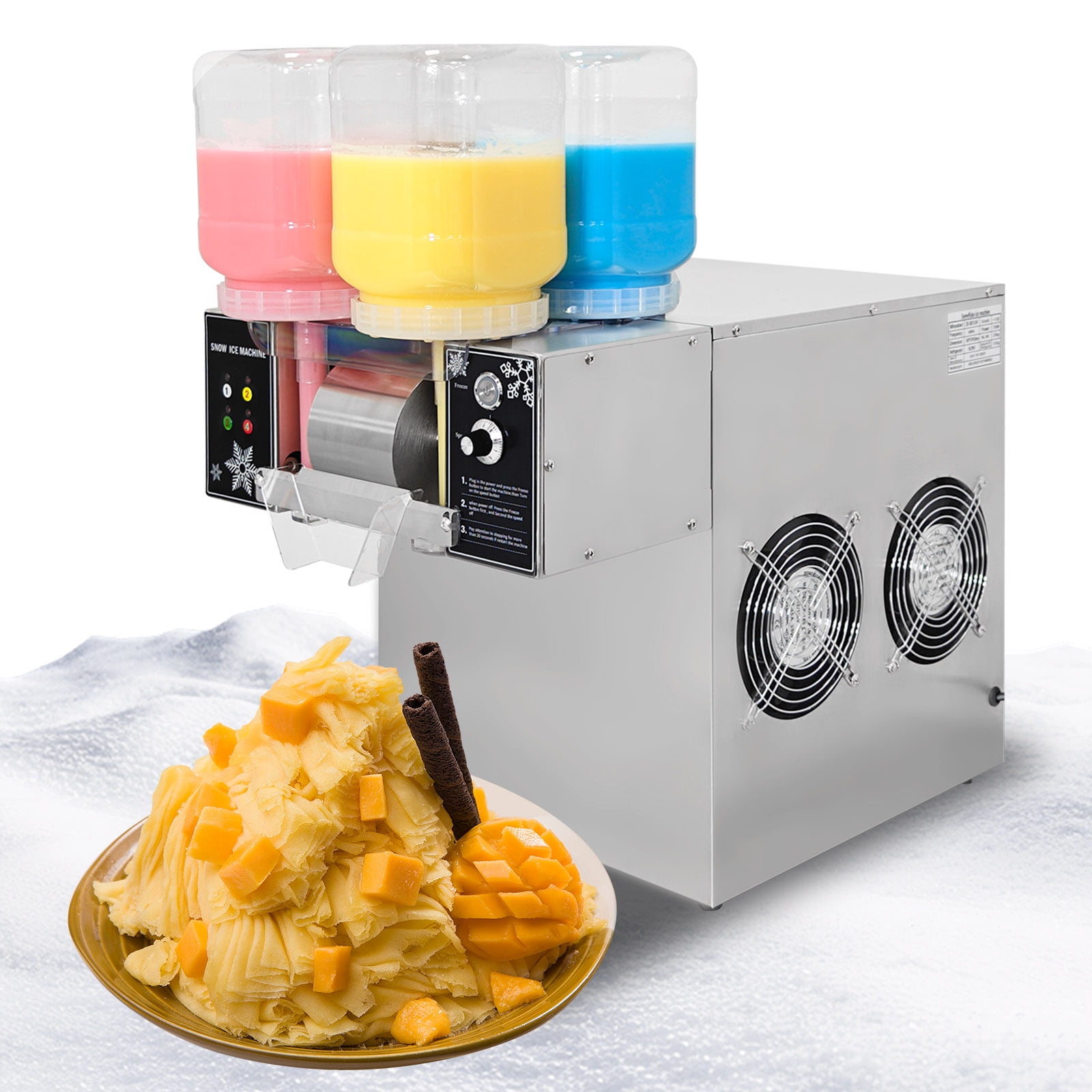 Kolice Commercial Automatic Shaved Ice Machine,Snow Cone Shaver,Snow ...