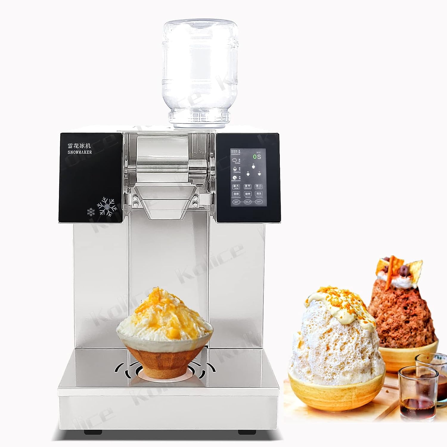Kolice Commercial Automatic Snowflake Ice Shaver Machineshaved Ice