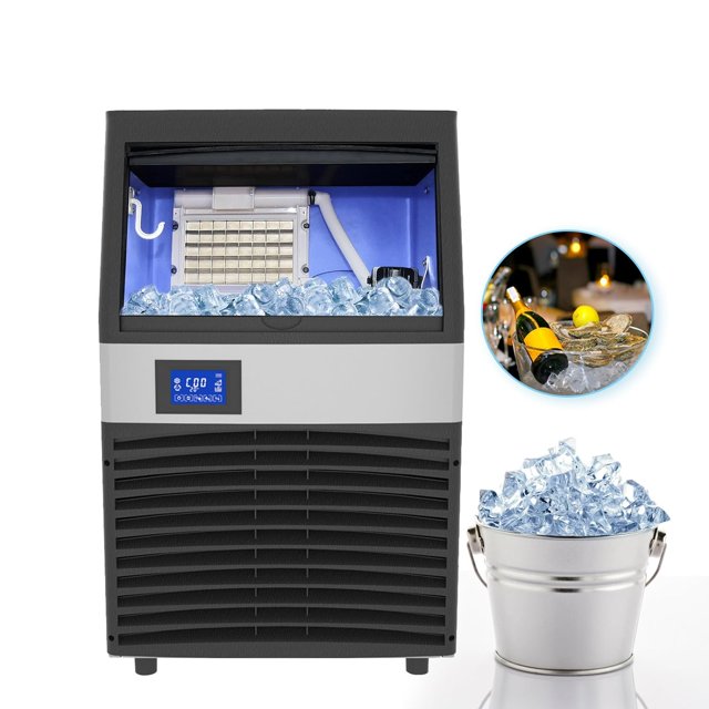 Kolice Commercial Cube Ice Machine Ice Cube Maker-160 LBS/Day,Auto ...