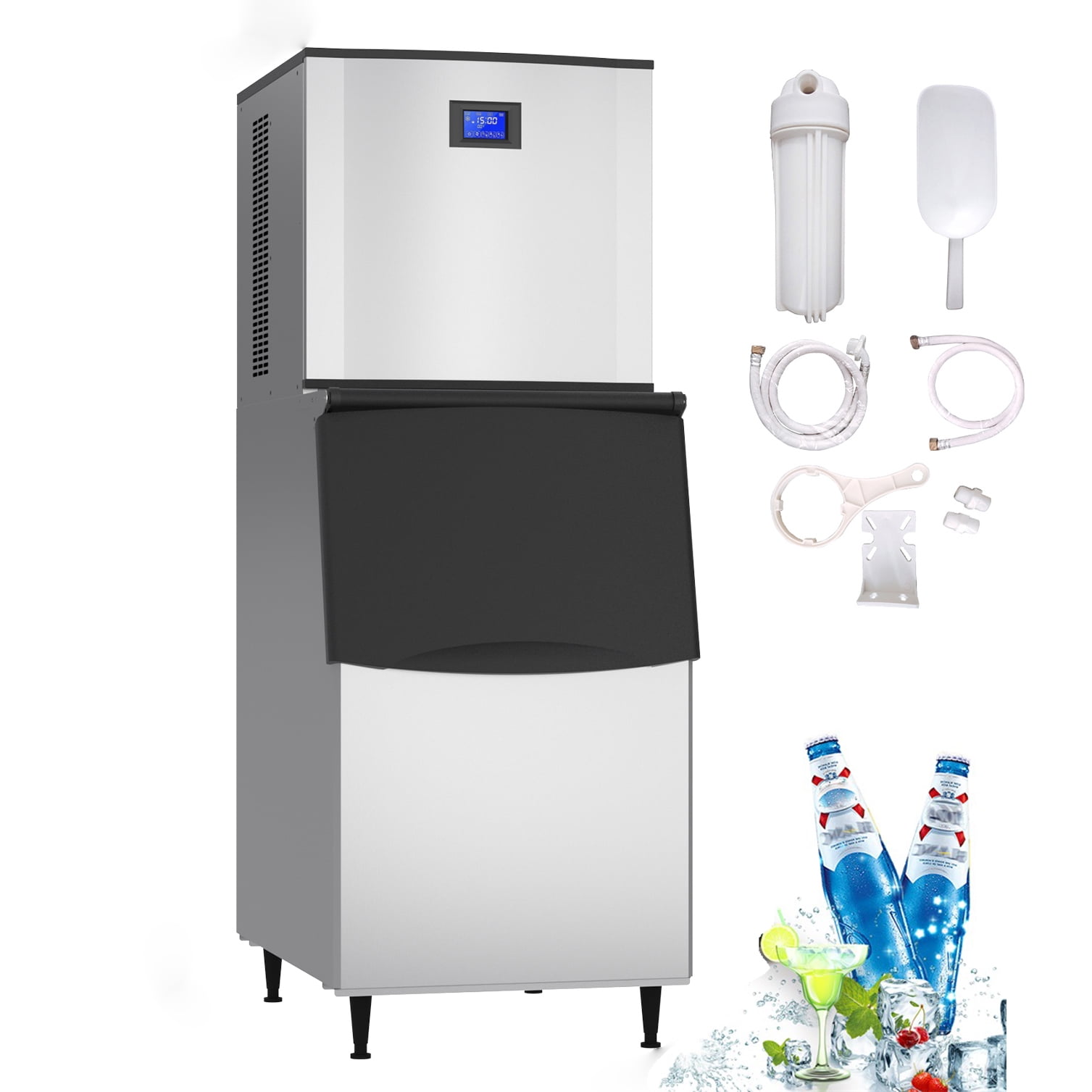 Kolice Commercial Cube Ice Machine,Ice Cube Maker,Ice Making Machine ...