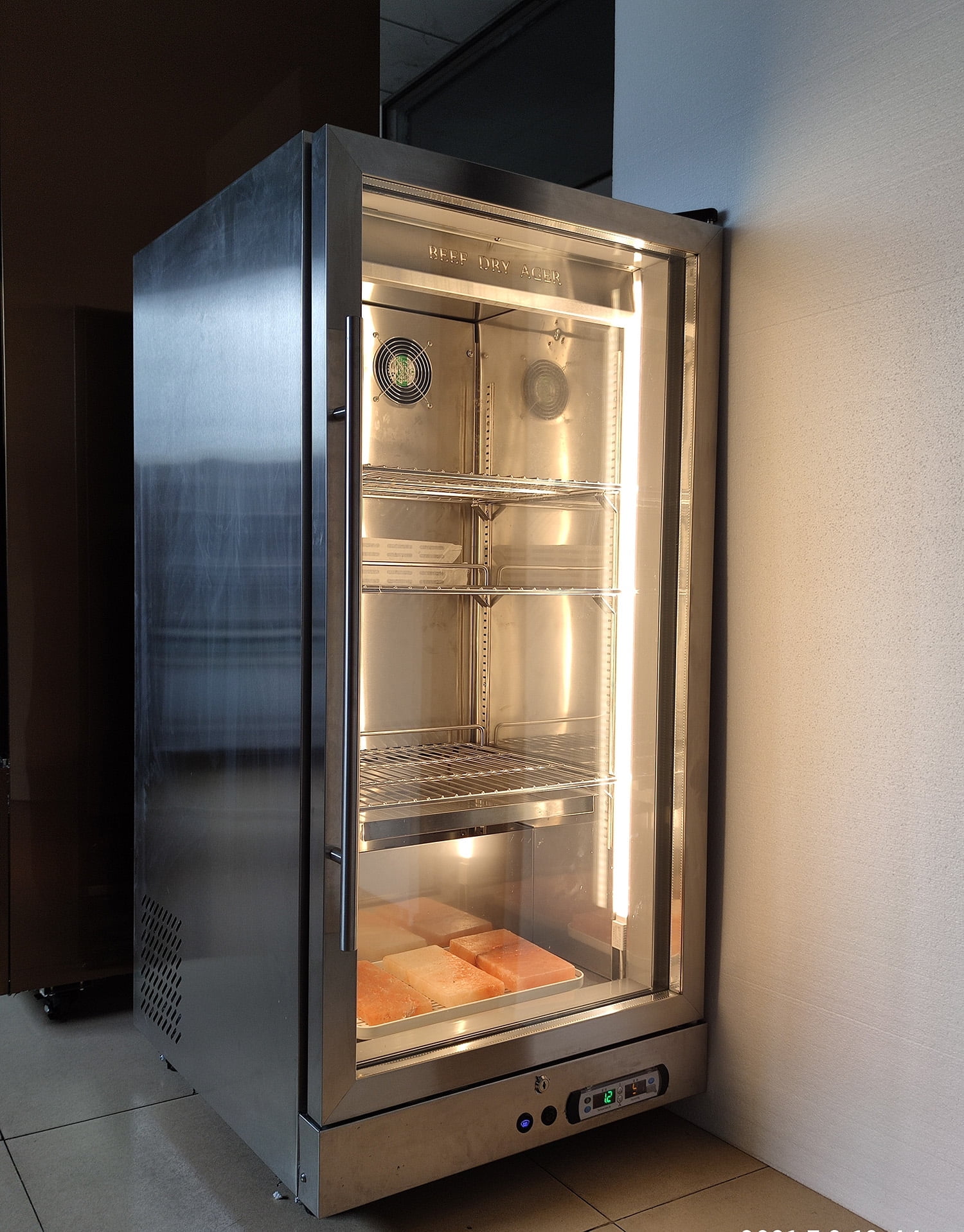 Kolice Commercial Dry Aging Beef Fridge Showcase, Steak Aging Cabinet ...