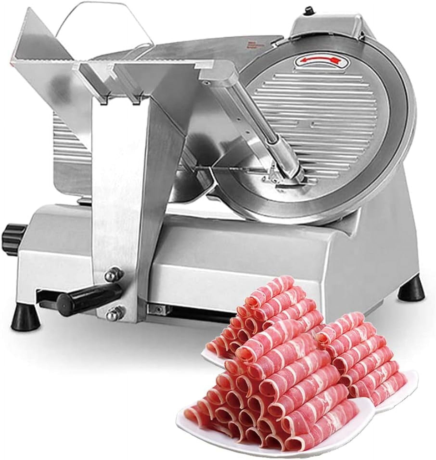 Kolice Commercial Electric Semi-Automatic Meat Slicer -270W,12'' Blade ...