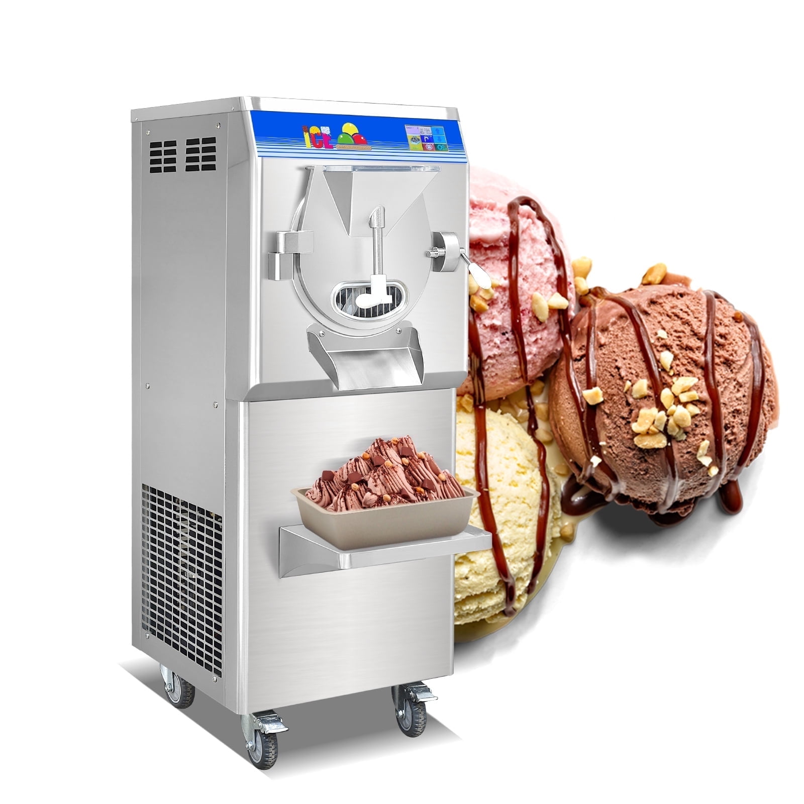Kolice ETL Certificate Commercial Gelato Hard ice Cream Machine ...
