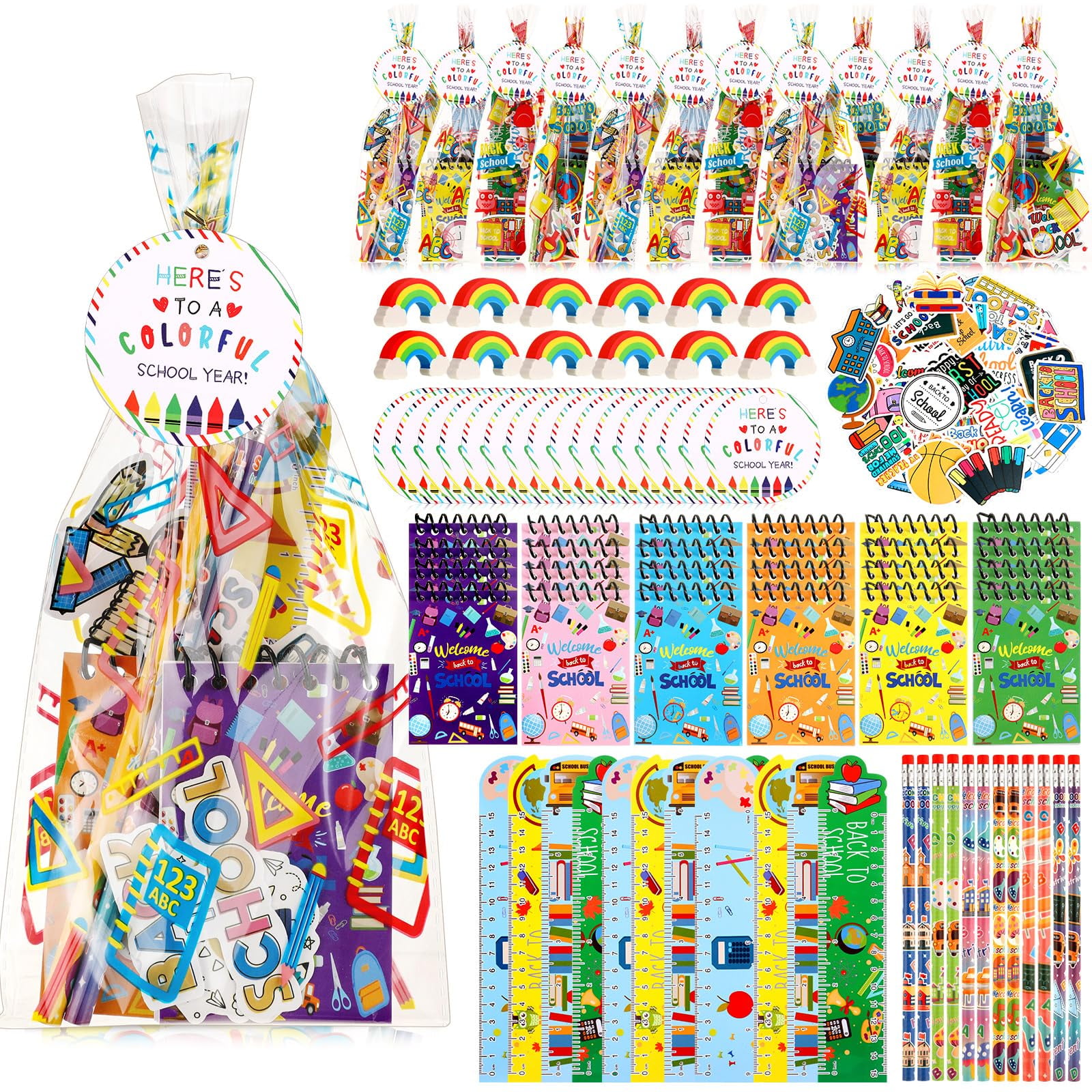 Kolldenn 24 Set Back to School Stationery Set Students, First Day of ...