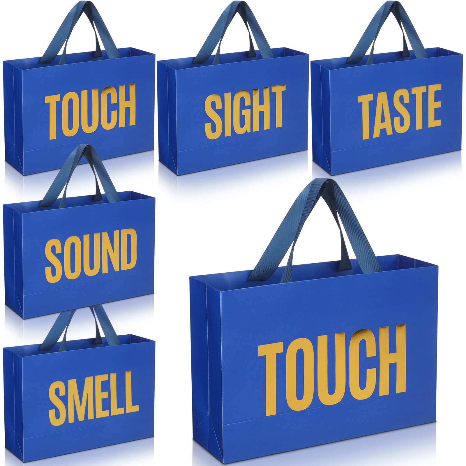 Kolldenn 5 Senses Gift MSF2 Bags for Him Her Day Gift Bags with Ribbon ...