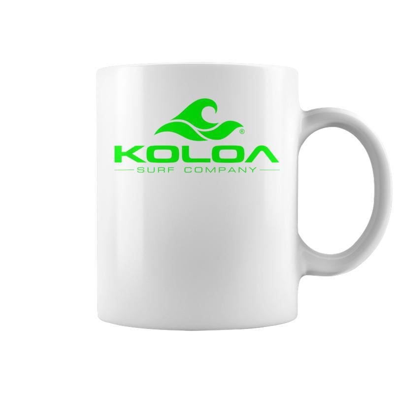 Koloa Surf Classic Wave Green Logo Coffee Mugs - Walmart.com
