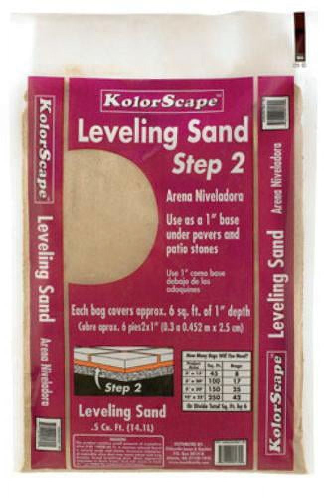 KolorScape Step 2 Gray Paver Sand 0.5 cu ft 50 lb, Yard Right Patio ...
