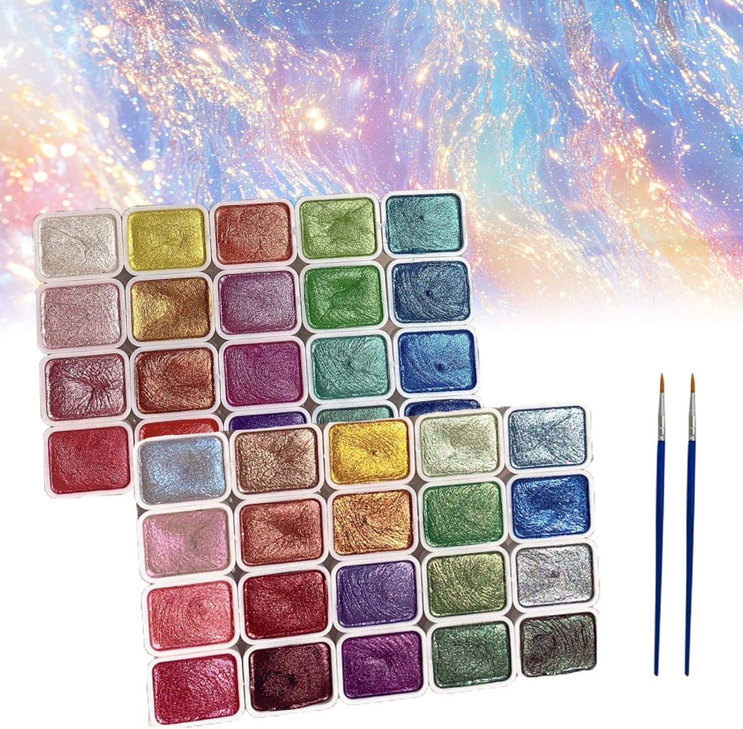 Kolorful - Powder Mineral Pearl Pigment Art Watercolor, Shifting ...