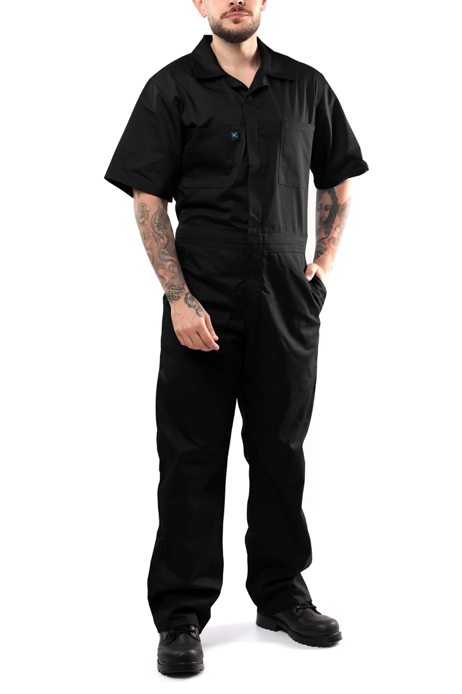 Kolossus Deluxe Short Sleeve Cotton Blend Coverall with Multi Pockets ...