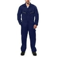 Kolossus Pro-Utility Work Overalls, Cotton Blend Long Sleeve with Zip ...