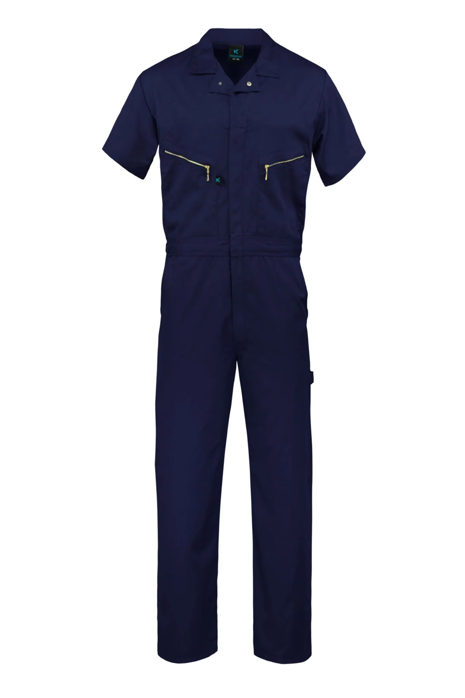 Kolossus Pro-Utility Cotton Blend Short Sleeve Coverall with Zip-Front ...