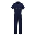 Kolossus Pro-Utility Cotton Blend Short Sleeve Coverall with Zip-Front ...