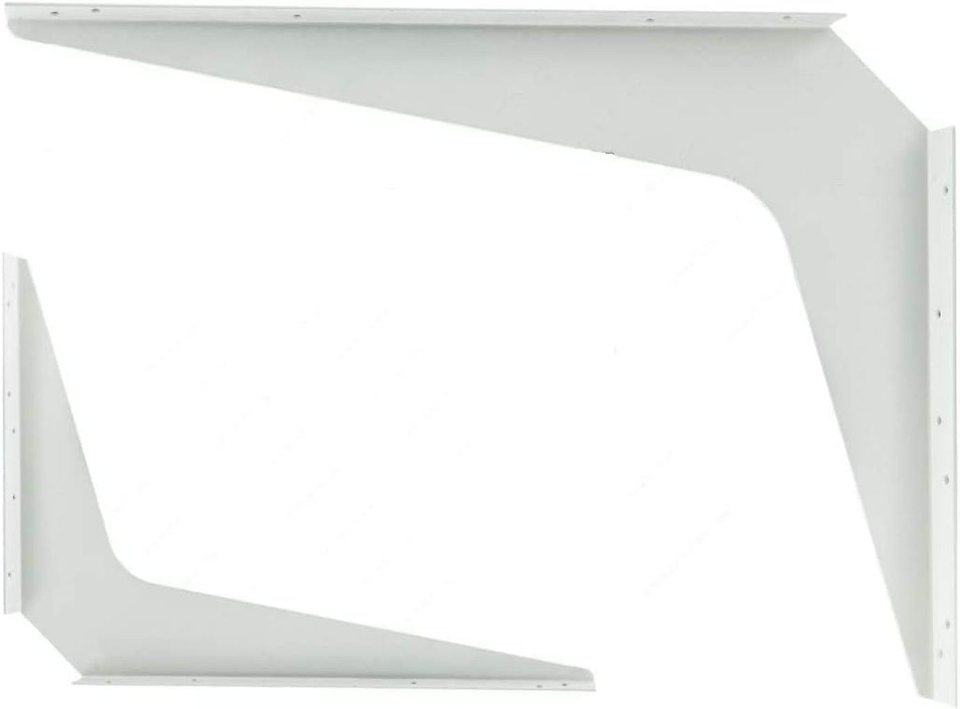 Kolossus RHC9910 Pair Heavy-Duty 1/8" Steel Construction Textured ...