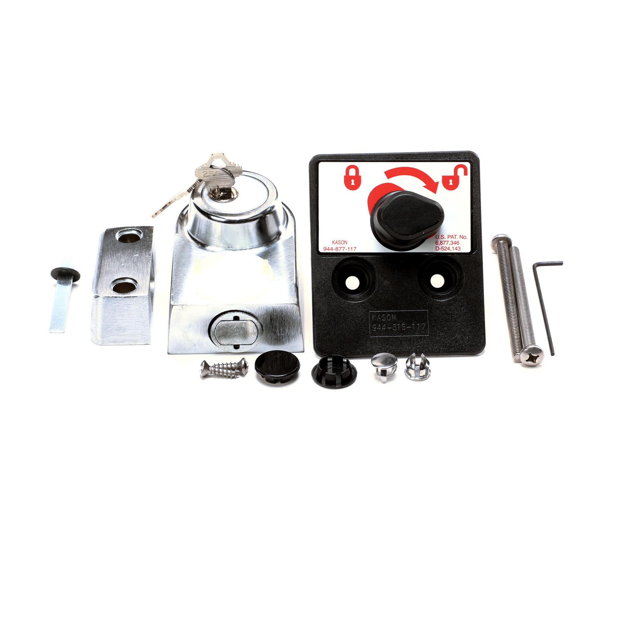 Kolpak 240811075 Deadbolt - Kason 0944 Brushed - Walmart.com
