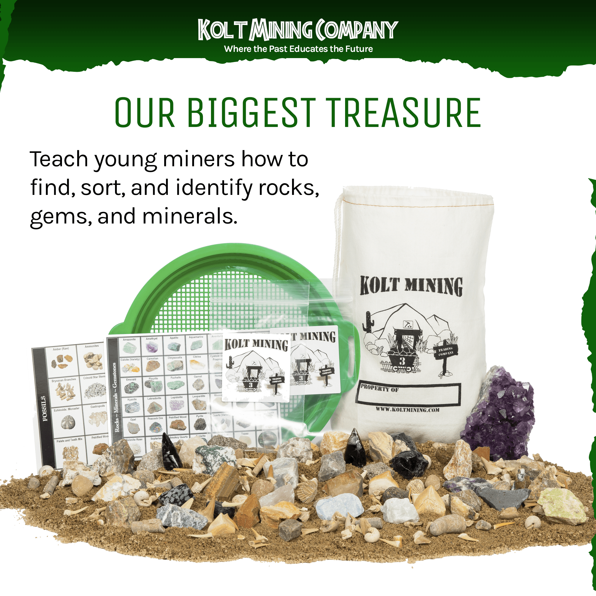 Kolt Mining Activity Dig Kit – Mother Lode Includes Fossils, Arrowheads ...