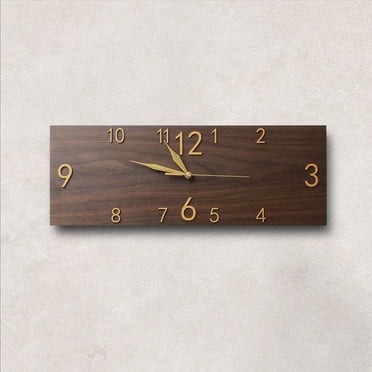 Stylish and Unique Quartz Wall Clock for Bedroom and Office, Minimalist ...