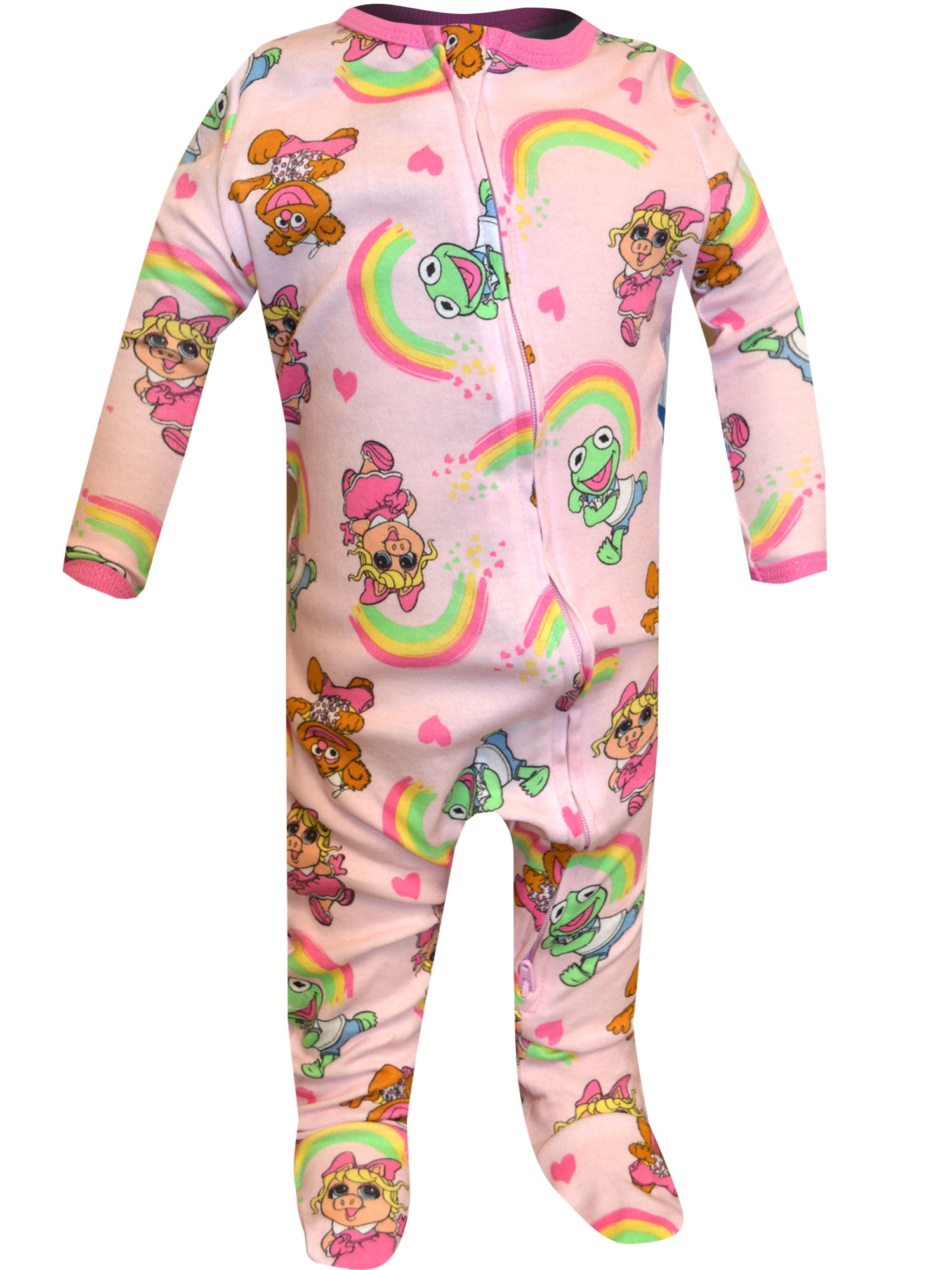 Komar Girls Disney Junior Muppet Babies Miss Piggy Cotton Sleeper (3-6 ...