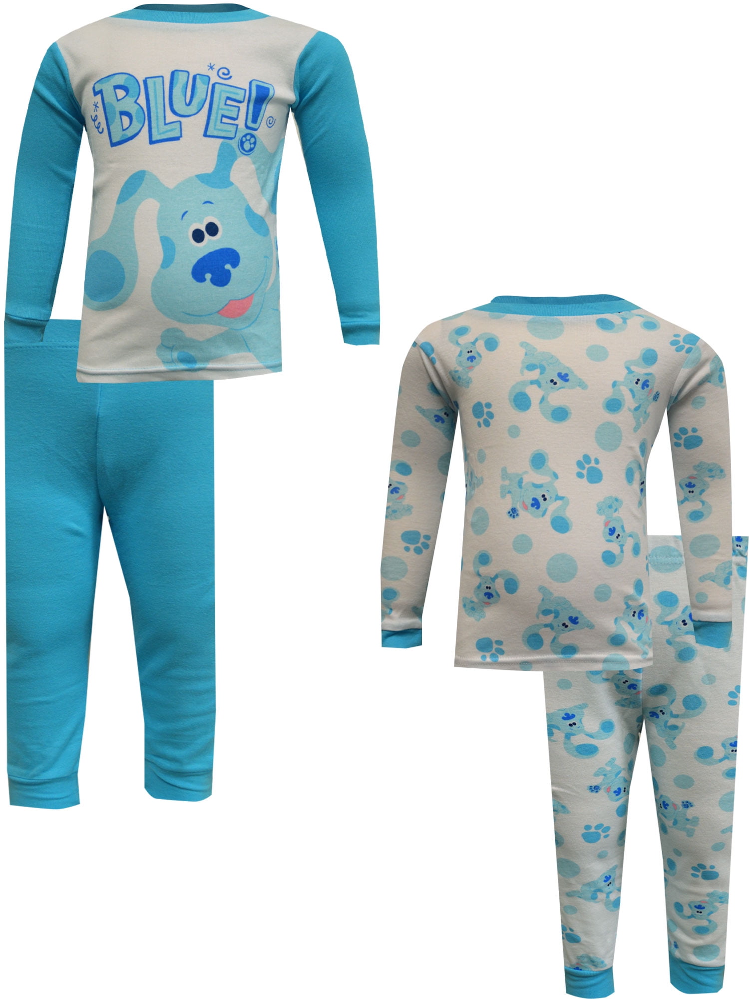 Komar Kids Boys Blue's Clues Classic Blue Cotton Toddler 4 Piece ...