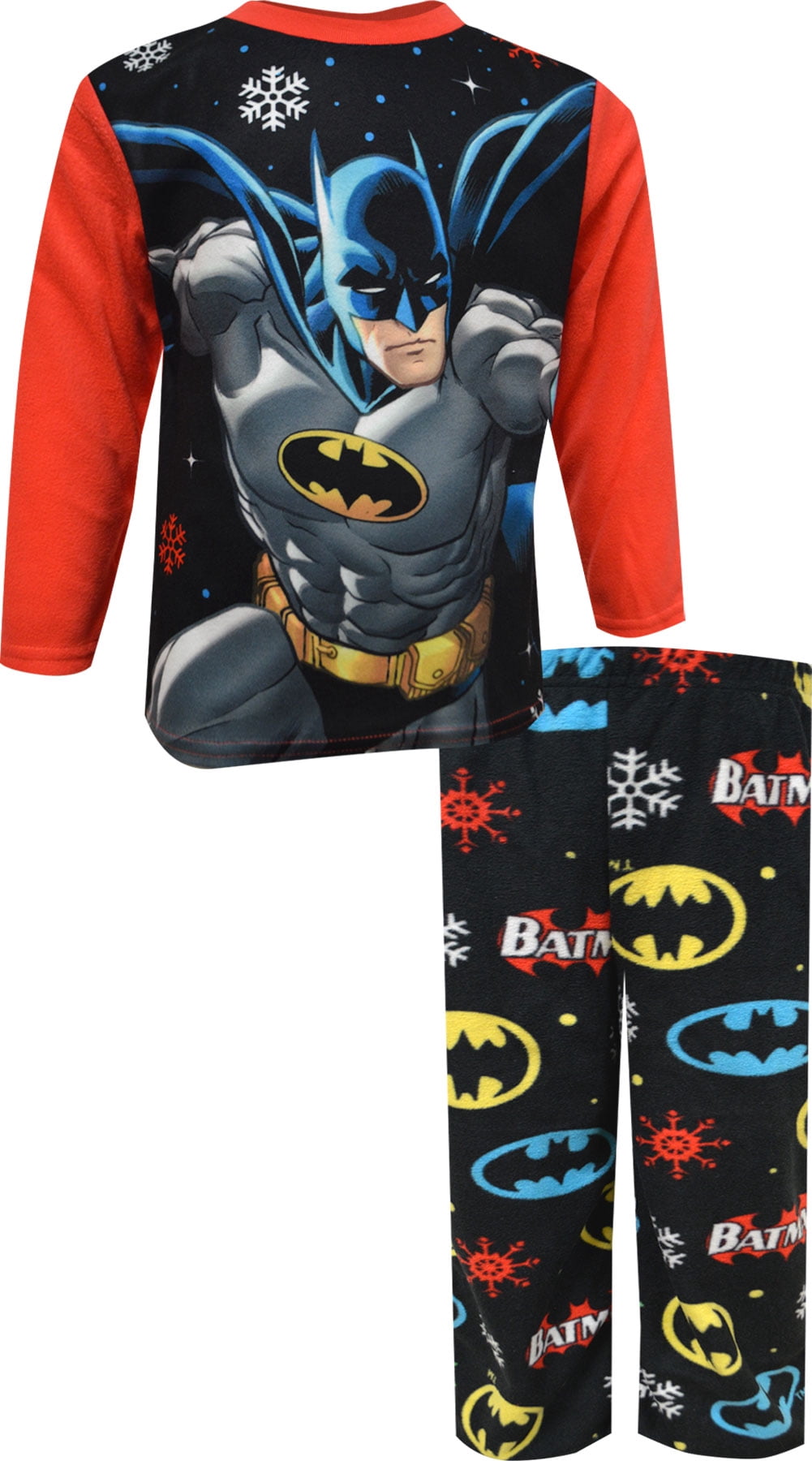 Komar Kids Boys' DC Comics Batman Christmas Fleece Pajamas (10 ...