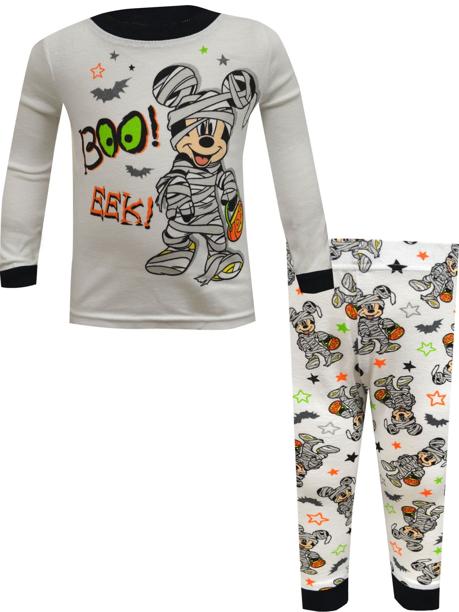 Komar Kids Boys Disney Baby Mickey Mouse Halloween Boo Eek Cotton ...