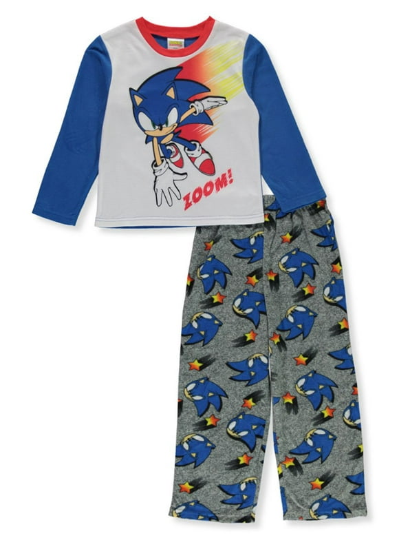 Sonic The Hedgehog Kids' Pajamas & Robes in Pajama Shop - Walmart.com