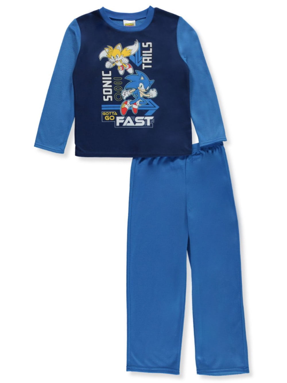 Komar Kids Boys Sonic the Hedgehog and Tails Gotta Go Fast Fleece ...