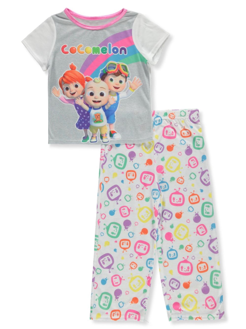 Komar Kids CoComelon JJ Night Clothes, Rainbow Fun Toddler Pajama Pants ...