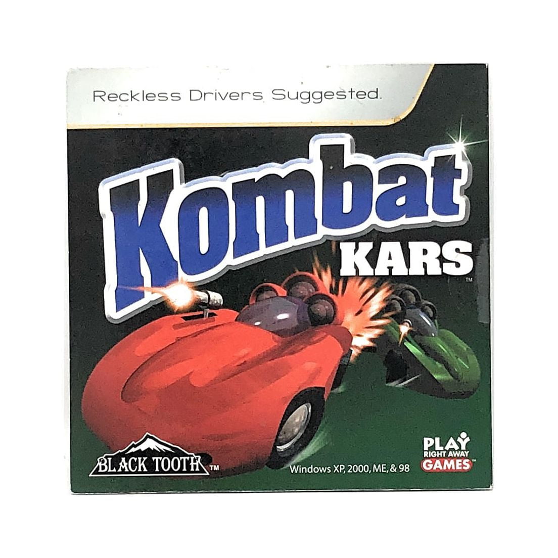 Kombat Kars Reckless Drivers Suggested PC CD-ROM Game Fighting Cars ...