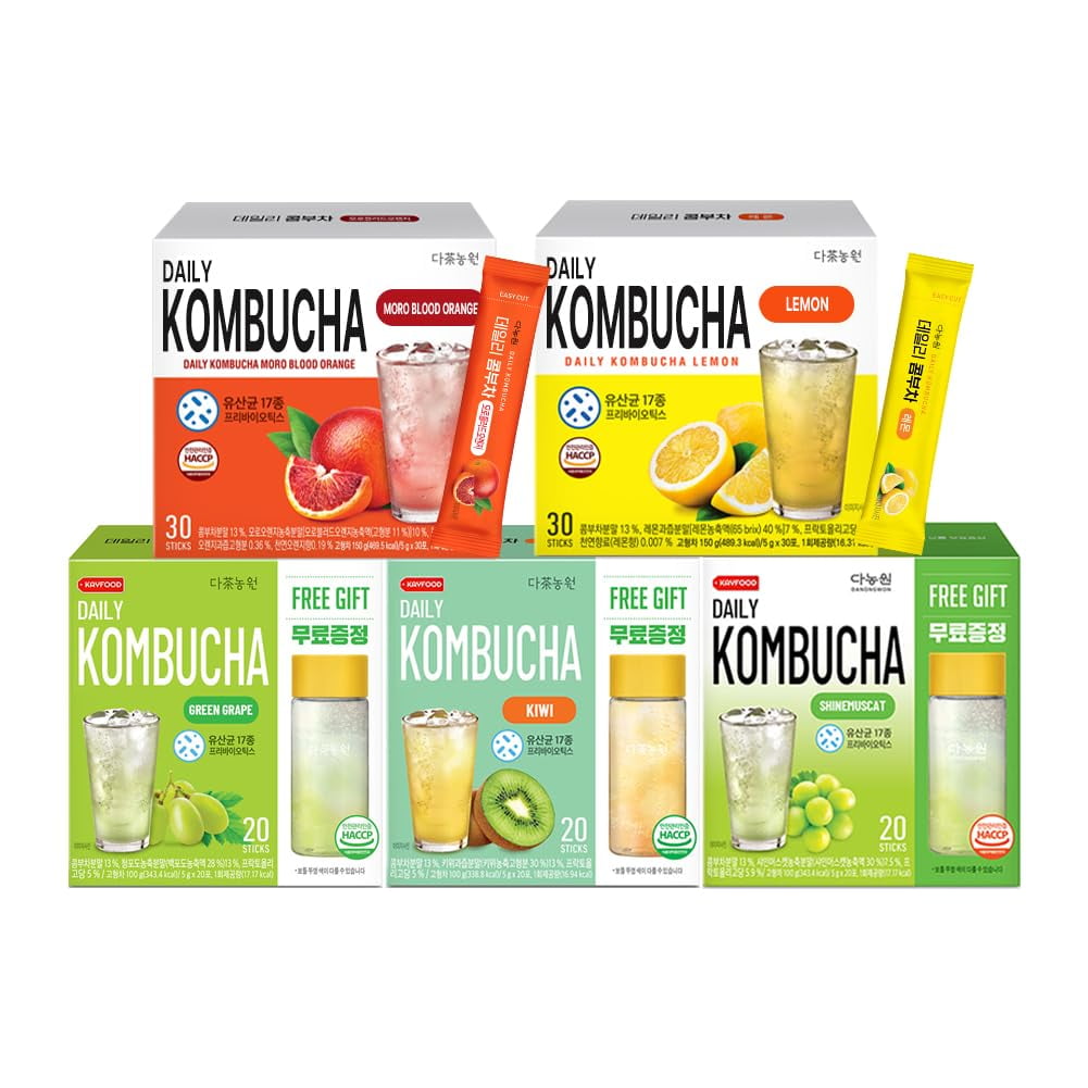 -Kombucha-Garden-Daily Kombucha Set Low Calories Healthy Sparkling ...