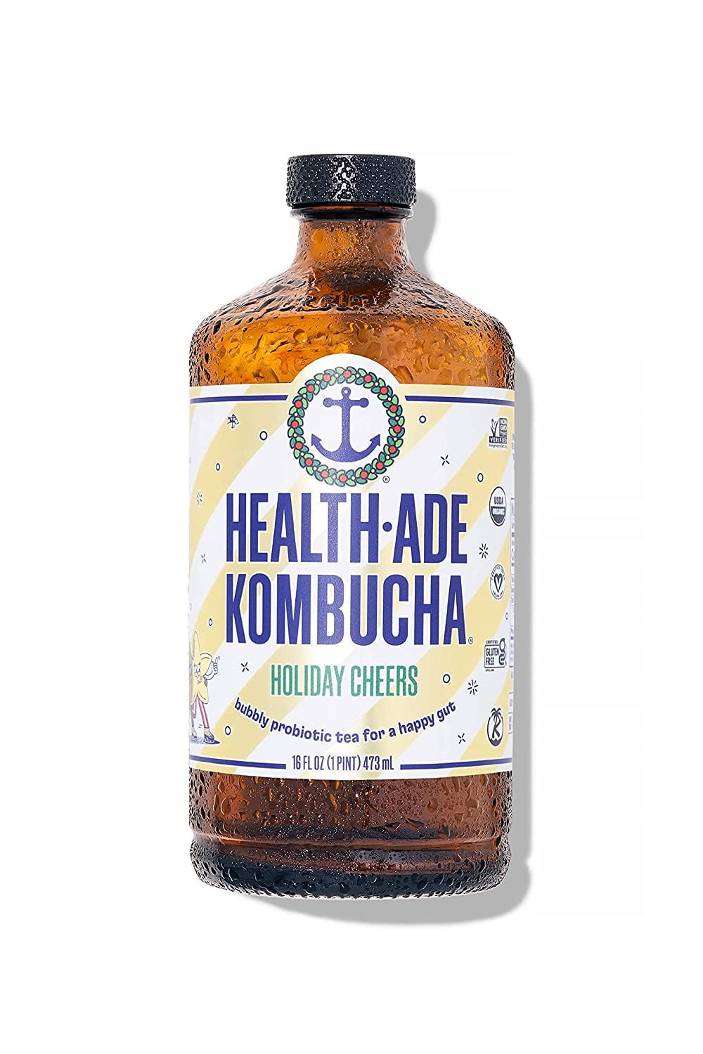 Kombucha Tea Organic Drink, Fermented Tea with Living Probiotics ...