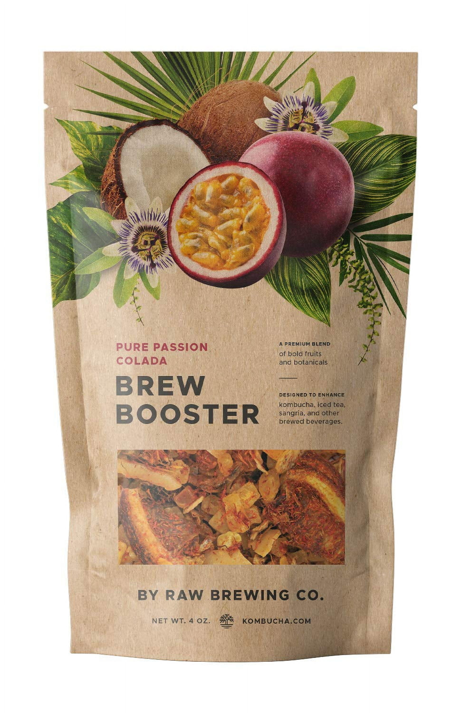 Kombucha.com Pure Passion Colada BREW BOOSTER - Super Premium ...