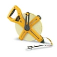 Komelon 6633 300ft Open Reel Fiberglass Tape Measure, Dual Scale ...