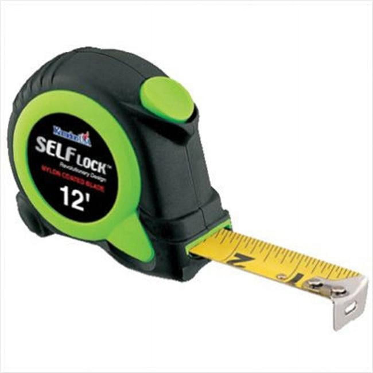 Komelon 12' x 5/8" Self-Lock Steel Measuring Tape for Construction ...