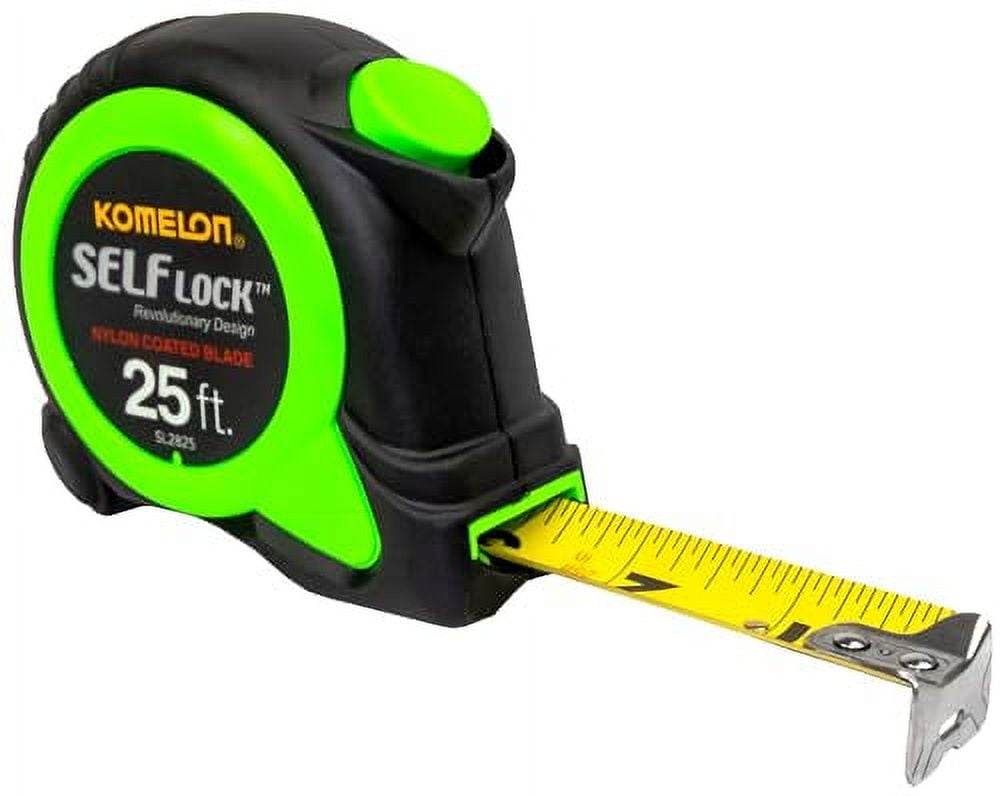 Komelon SL2825 Self Lock 25-Foot Power Tape - Walmart.com
