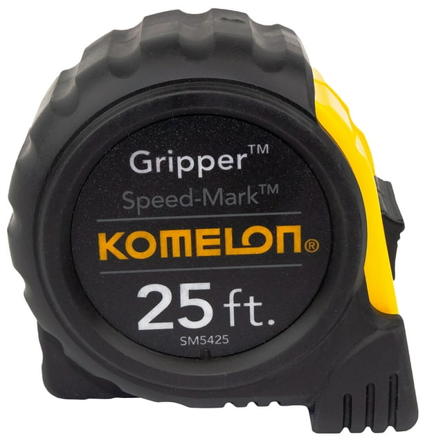 Komelon SM5425 25ft Speedmark Gripper Tape Measure - Walmart.com