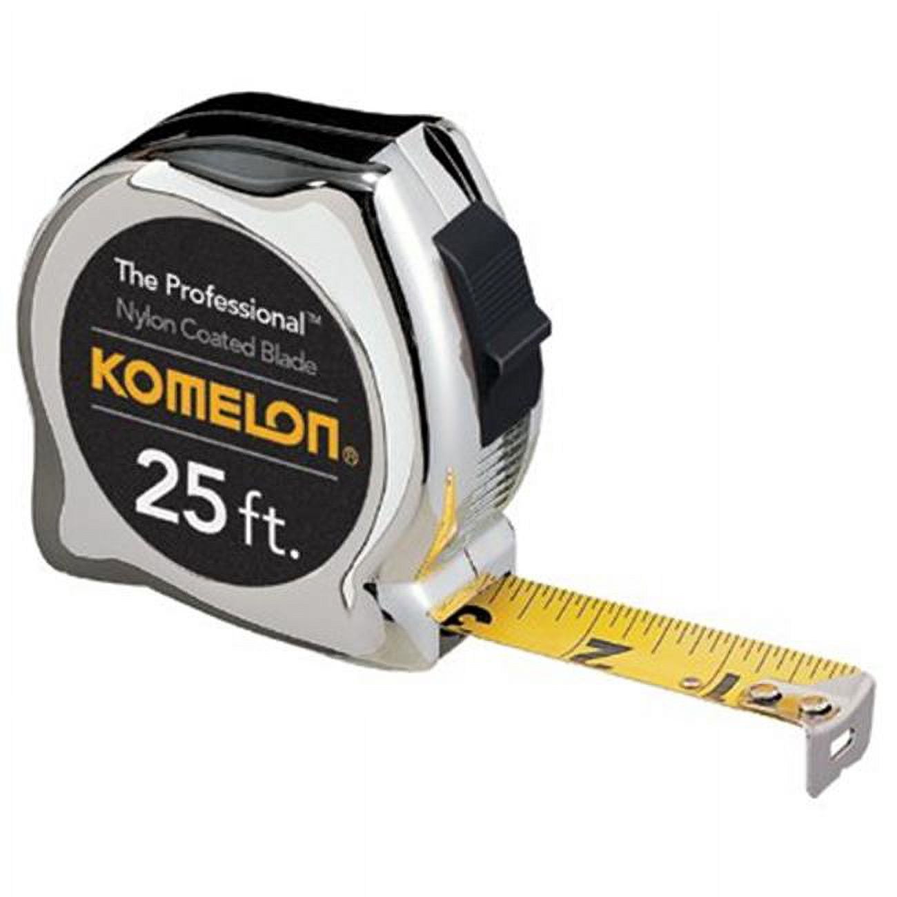 Komelon Usa 416-435HV 35 ft. x 1 in. High Viz Chrome Professional, Tape ...