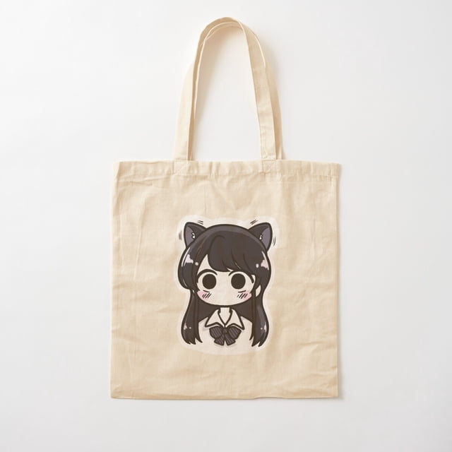 Komi San Can'T Communicate Manga Komi Cat Blush! Cotton Tote Bag Canvas ...