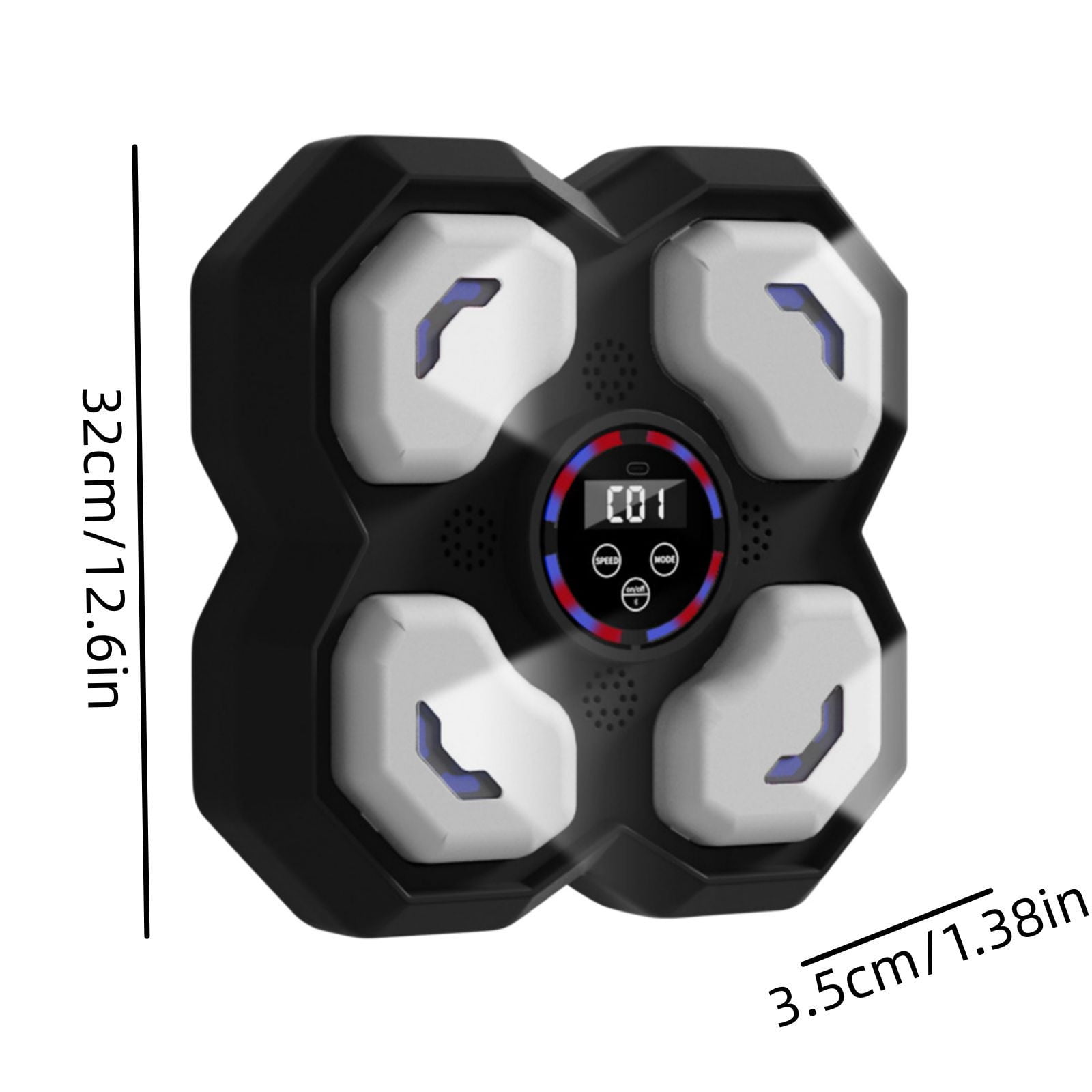 Komiseup 2024 Music Boxing Machine, Smart Bluetooth Boxing Machine with ...