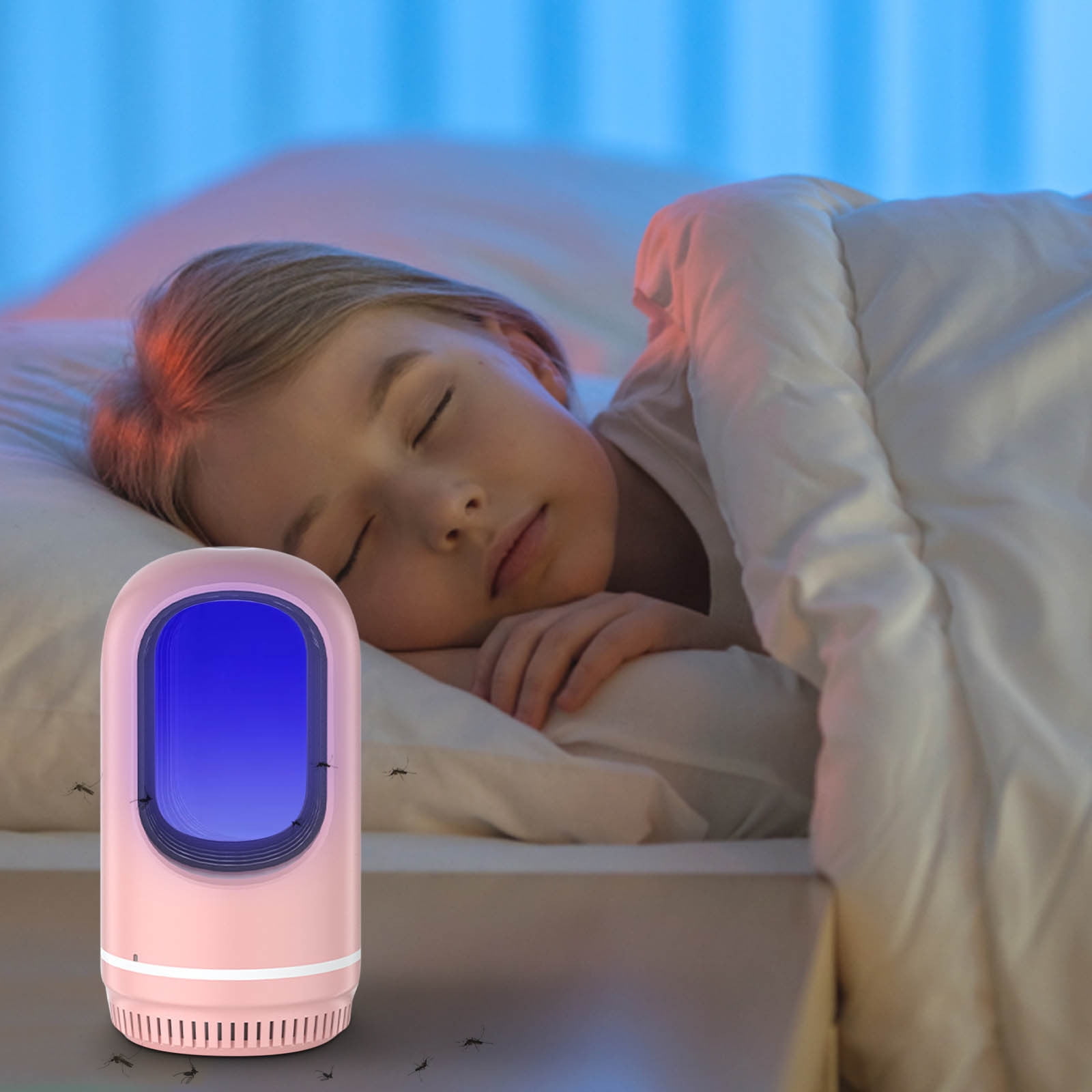 Komiseup Bug Zapper with Suction Fan, Electric Mosquito Zapper Indoor ...