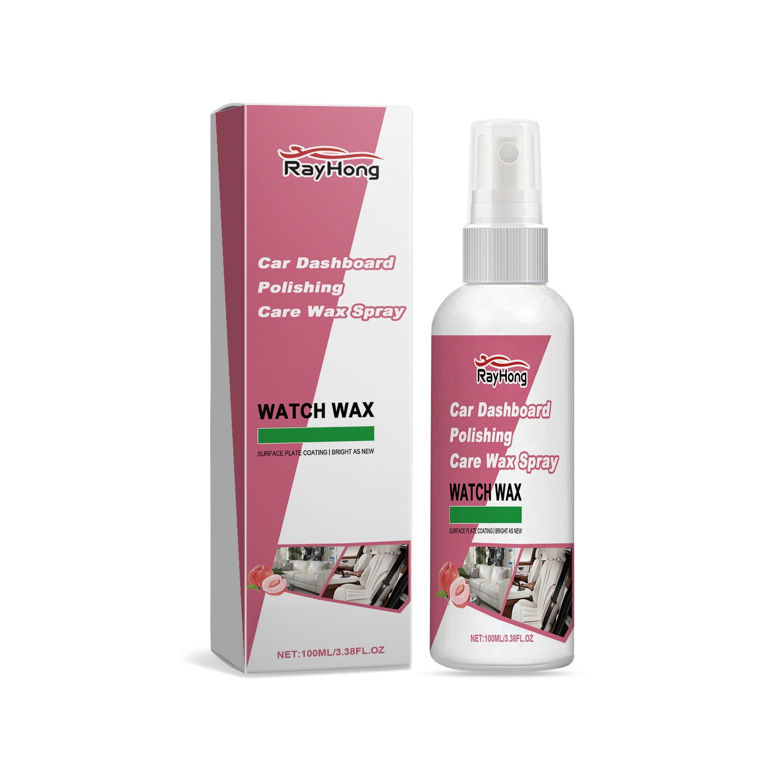 Komiseup Car Dashboard Polishing Care Wax Spray, Car Dashboard Care ...