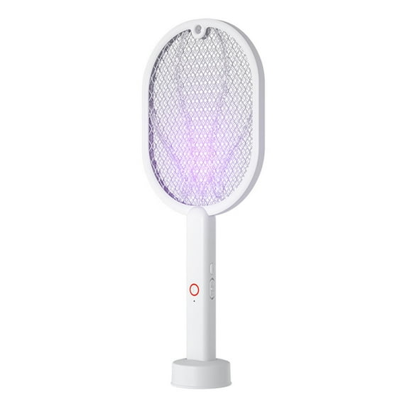 Komiseup Electric Fly Swatter, 2-in-1 Bug Zapper Racket and Trap Lamp ...