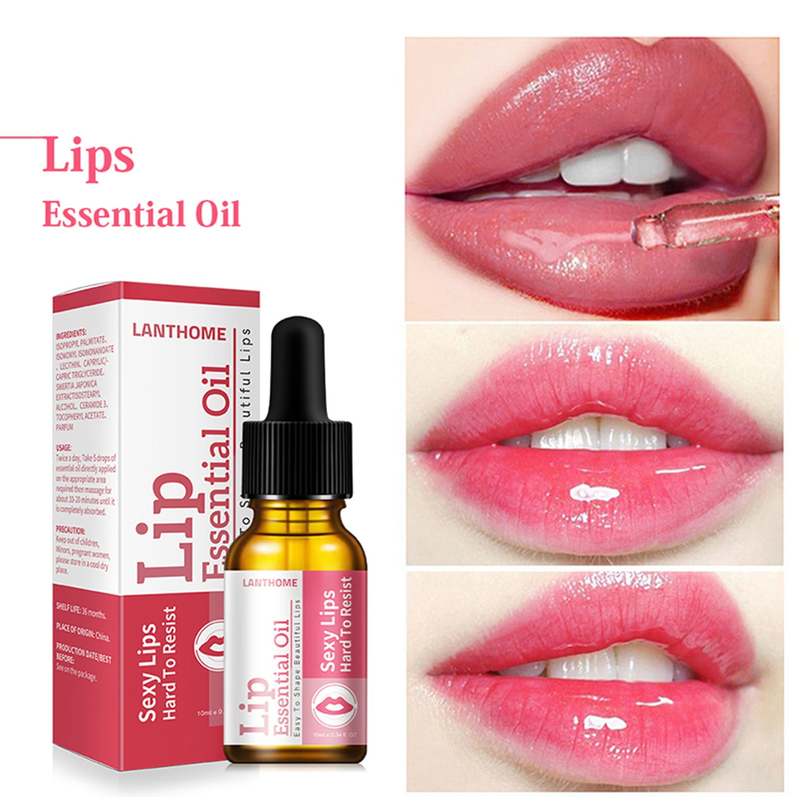 Komiseup Hydrating Lip Oil, Lip Gloss Lip Balm Lip Care Transparent ...