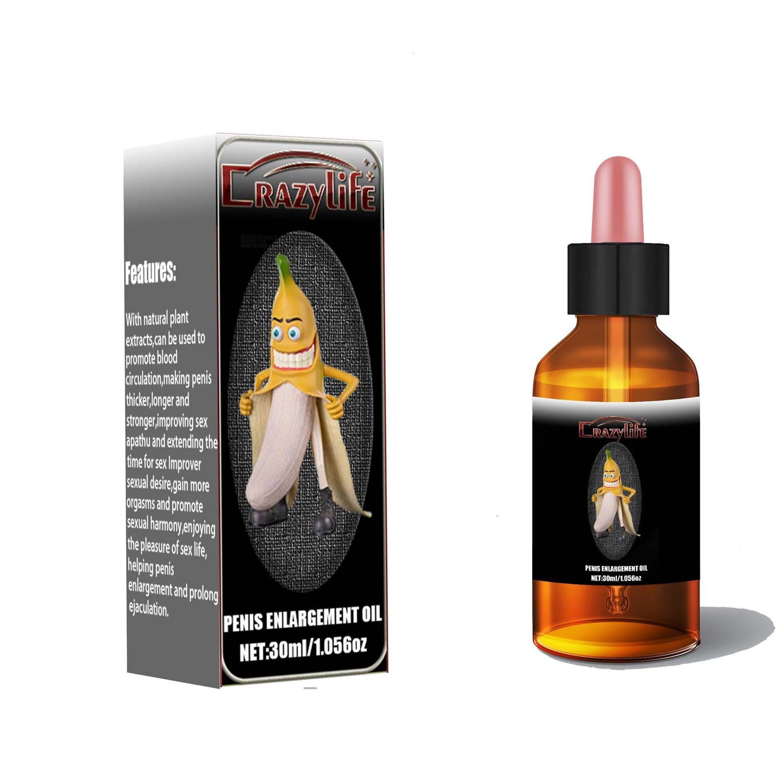 Komiseup Male External Private Parts Care Massage Oil Mens Erotic