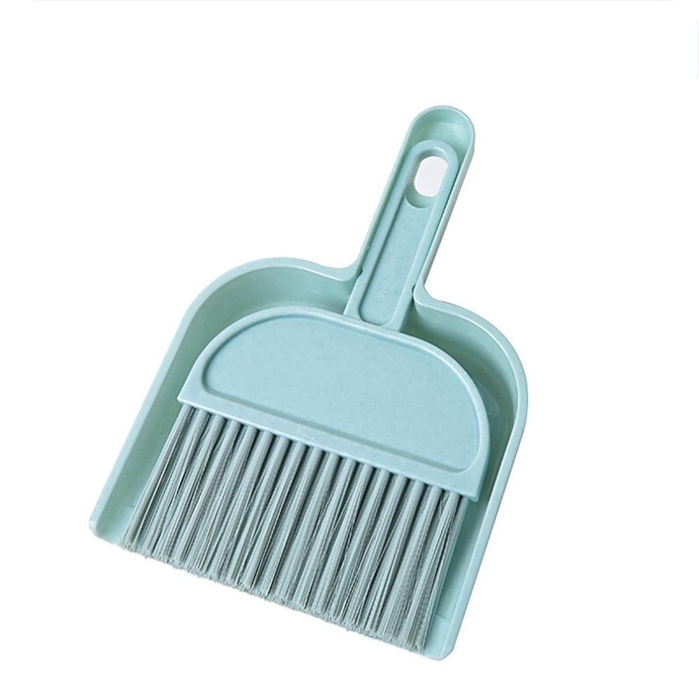 Komiseup Mini Cleaning Brush with Dustpan Set,Plastic Mini Broom and ...
