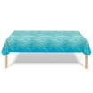Ocean Waves Plastic Tablecloth Blue Water Print Table Cover Ocean ...