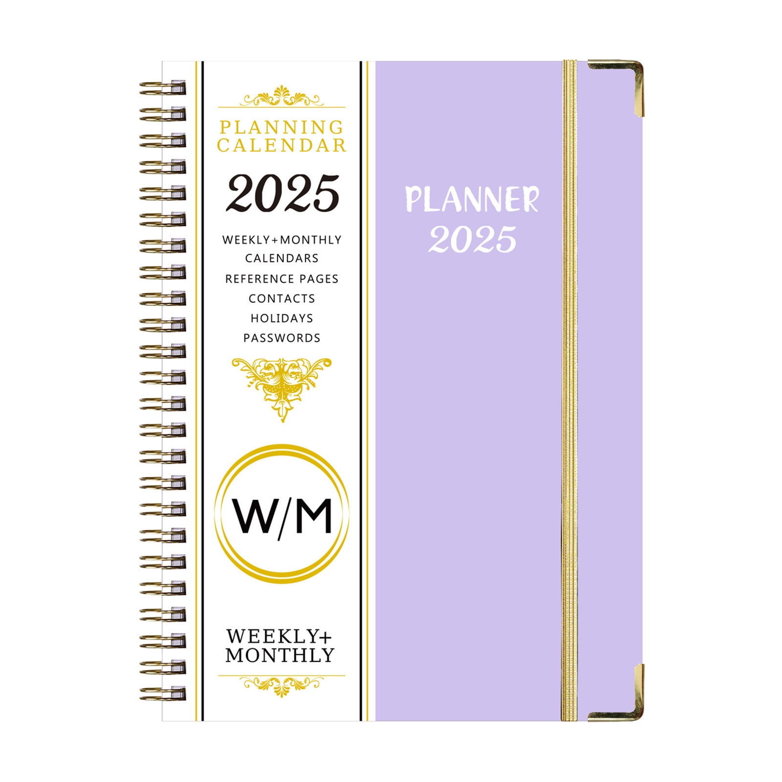 Komiseup Planner Notebook 2024-2025, A5 Monthly and Weekly Calender ...